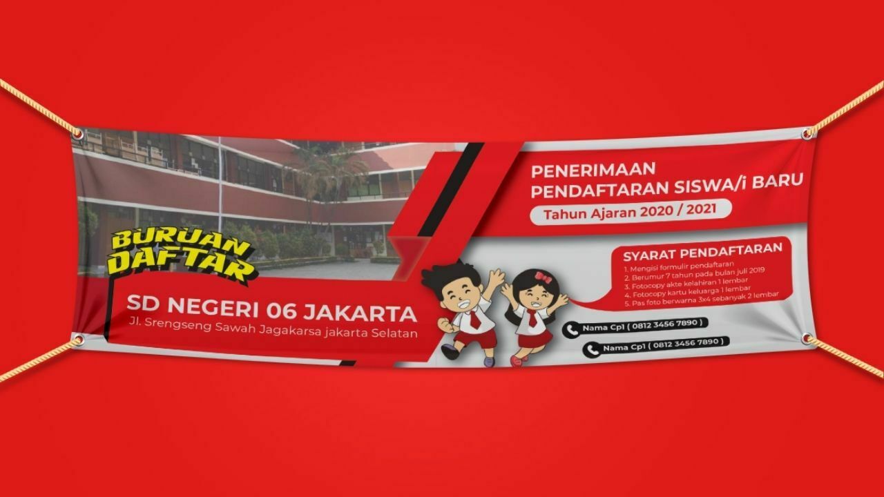 Memiliki Desain Unik, Cobain 5 Contoh Spanduk Sekolah ini!